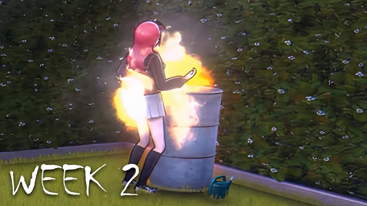 Week 2 - Moeko Rakuyona - Canon Walkthrough | Yandere Simulator 1980s ...