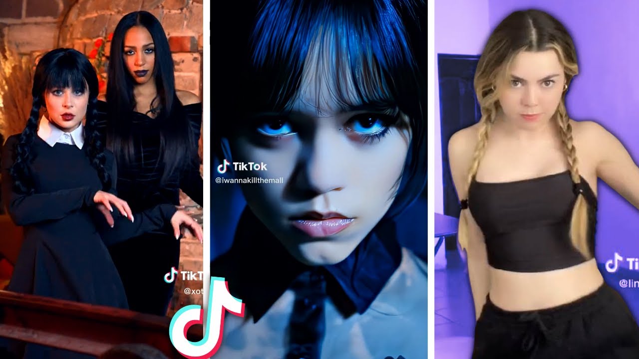 Dance With My Hands 💃 Wednesday Addams TikTok Dance Challenge 💃 - YouTube