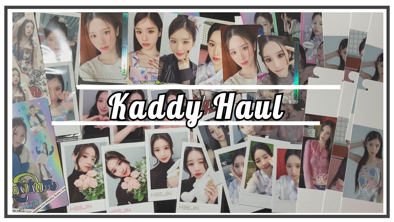 1st K-addy collective haul (Openning a bunch of Heejin K albums) - YouTube