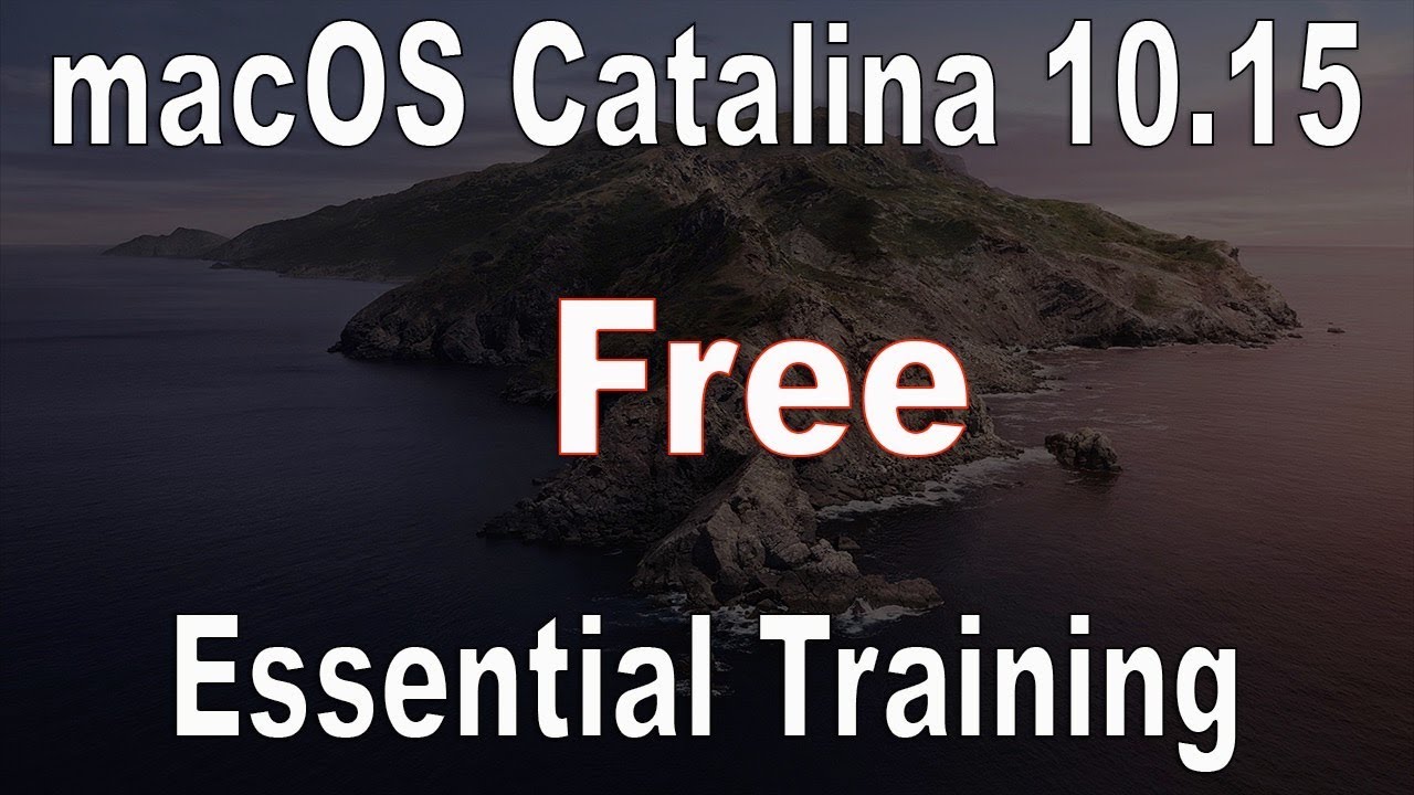macOS 10.15 Catalina free Essential Training | 2021 - YouTube
