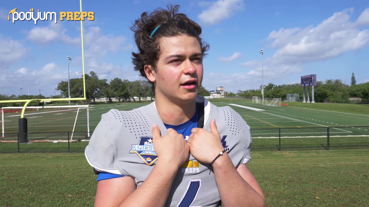 WR Sebastian Angel Podyum Preps All-American Bowl 2020 Highlight Video ...