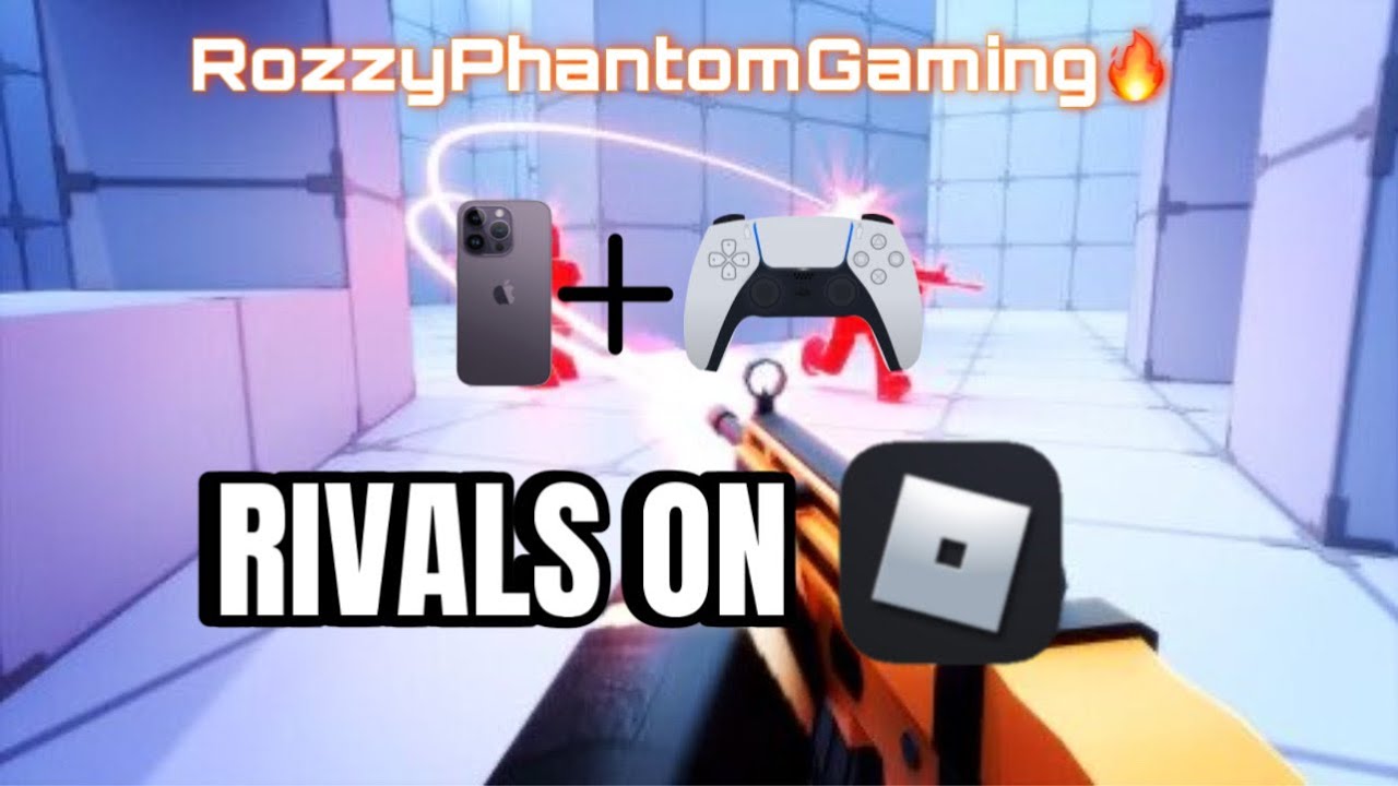 RIVALS ON ROBLOX GAMEPLAY 🤩 | PS5 CONTROLLER CONNECTED TO IPHONE 😱 | # ...