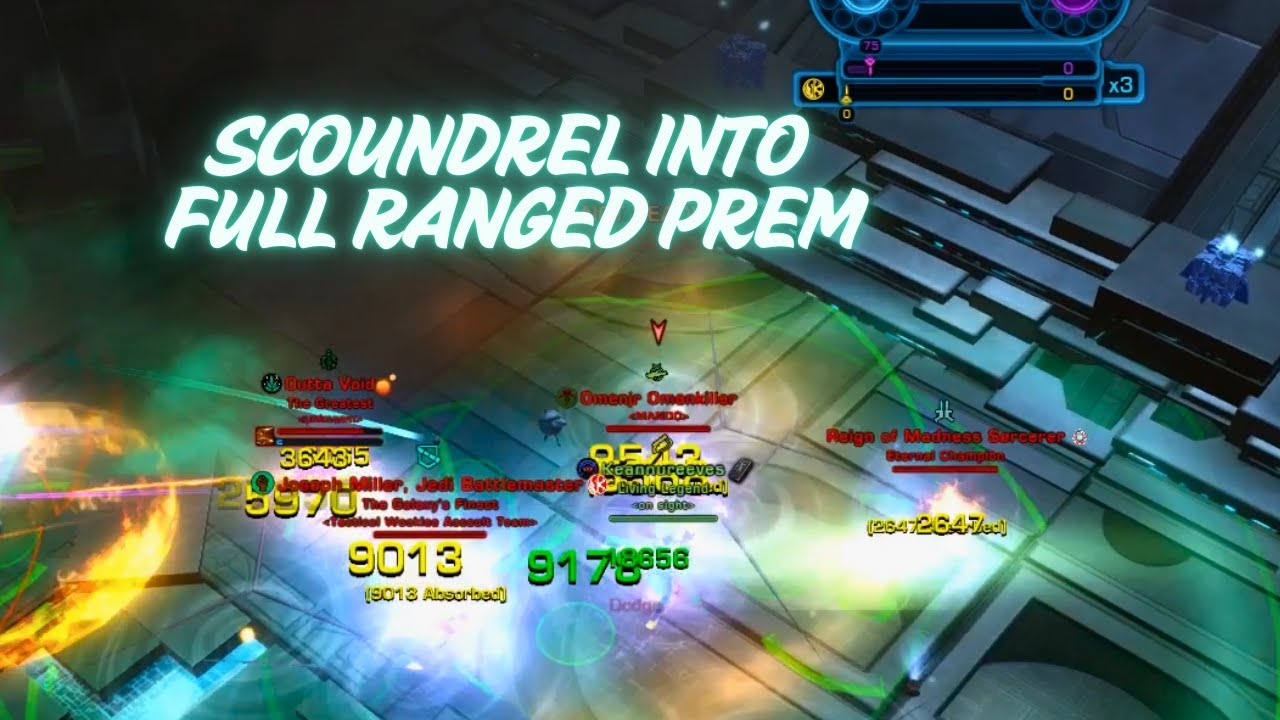 SWTOR - PvP - Ruffian Scoundrel - Ancient Hypergate - YouTube