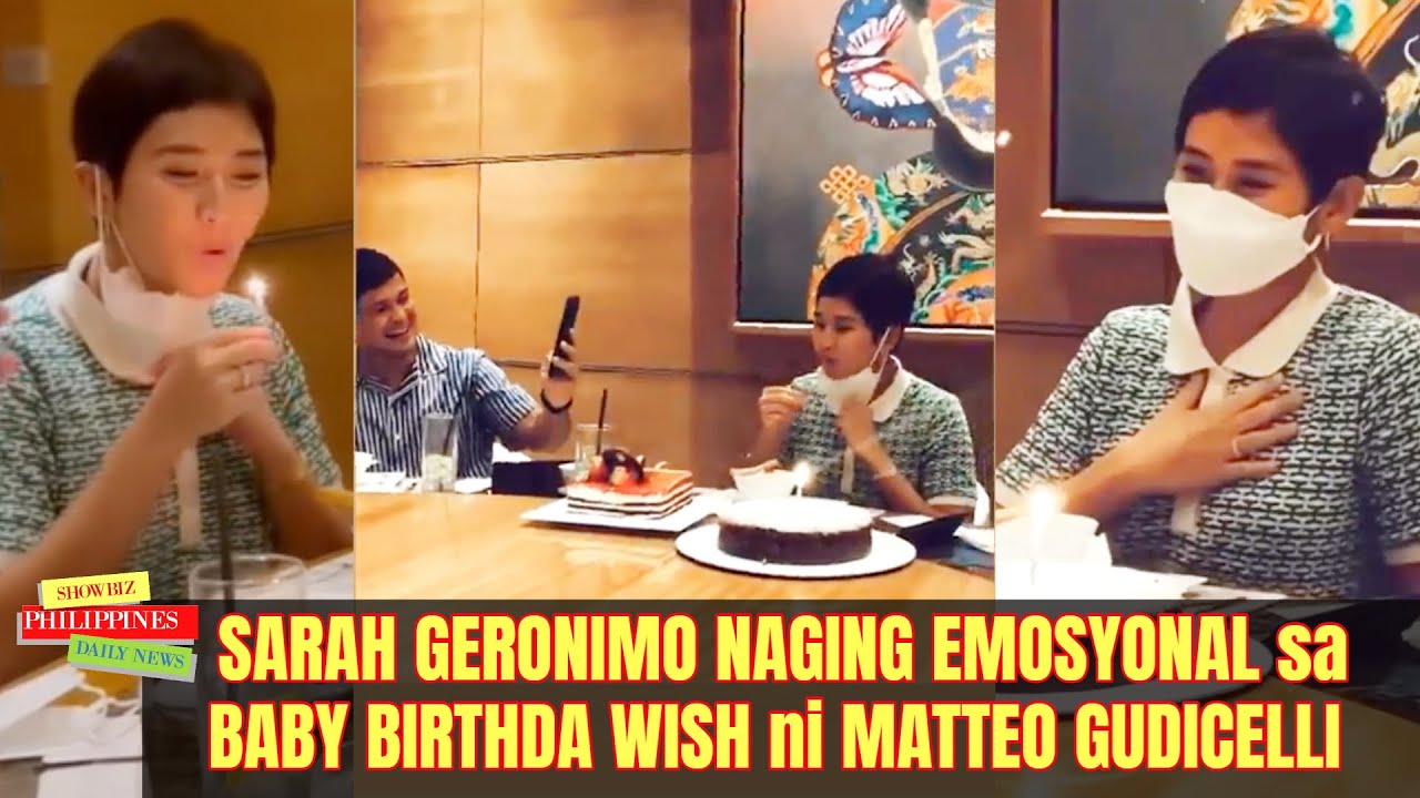 Sarah Geronimo EMOSYONAL sa BABY BIRTHDAY WISH ni Matteo Guidicelli ...