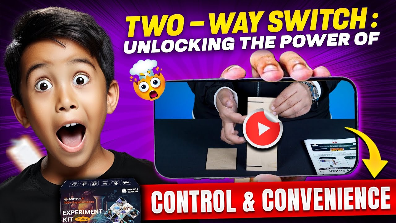Two-Way Switch Live Experiment 🥼 With Fundo Experiment Kit 😍 - YouTube