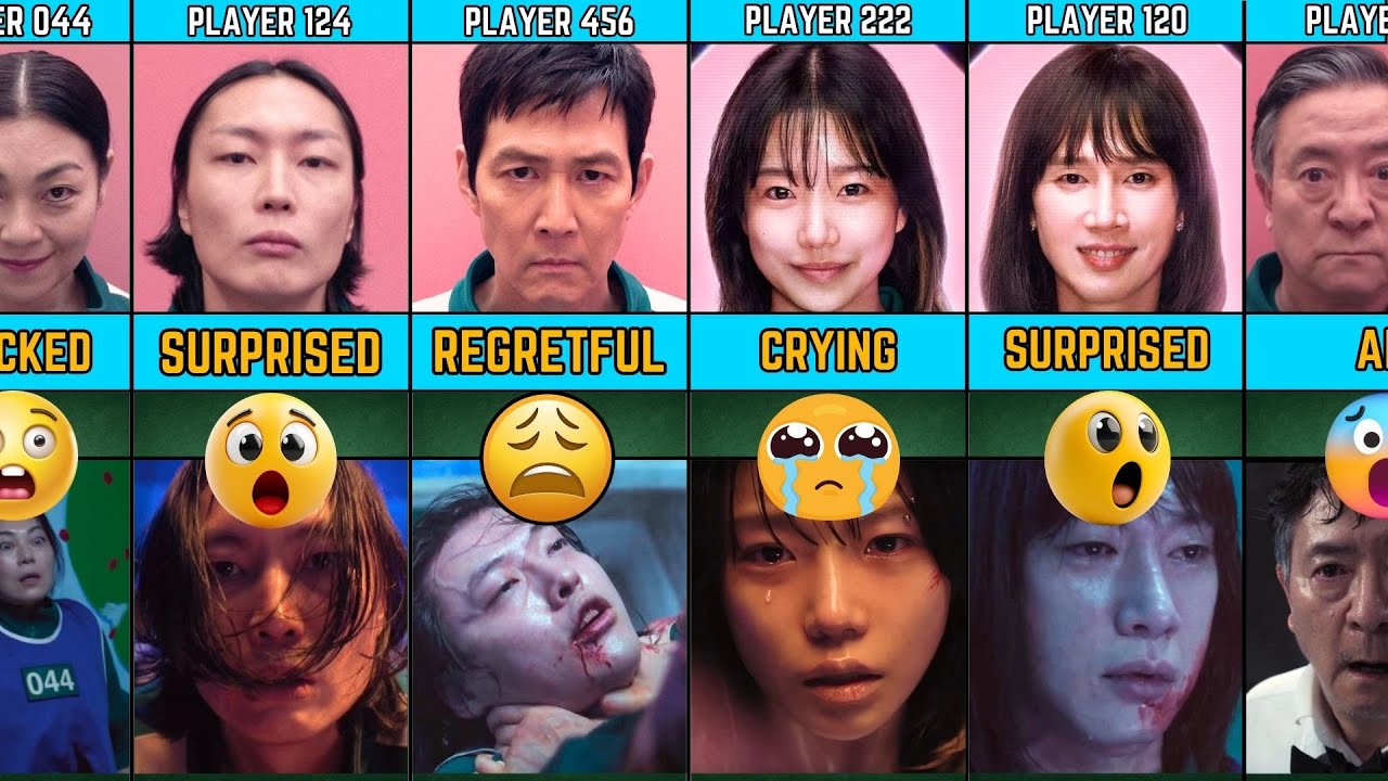 Squid Game Player’s Last Emotion Before Death - YouTube