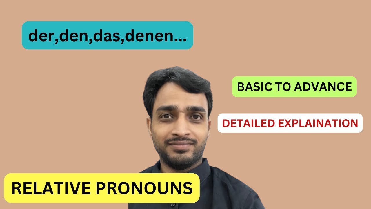 RELATIVE PRONOUNS IN GERMAN| LEARN RELATIVE PRONOUNS | - YouTube