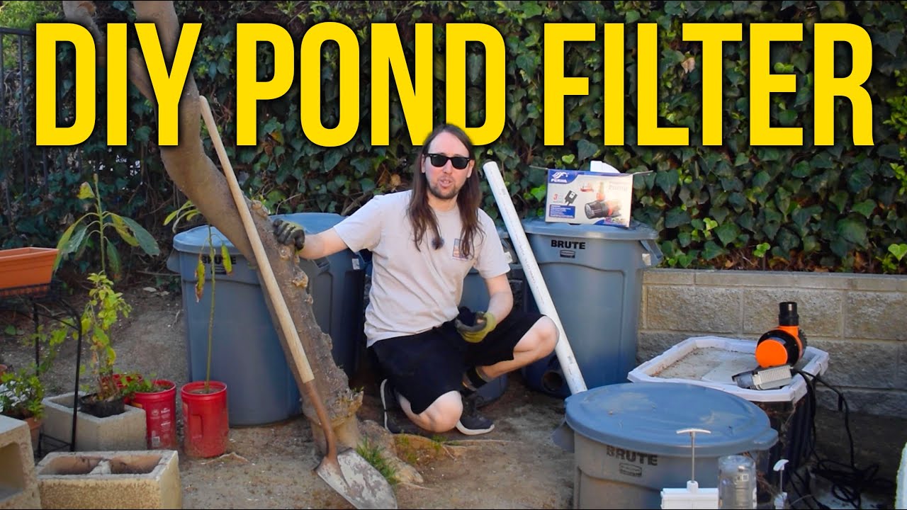 New DIY Koi Pond Filter System Build | Part 3 - YouTube