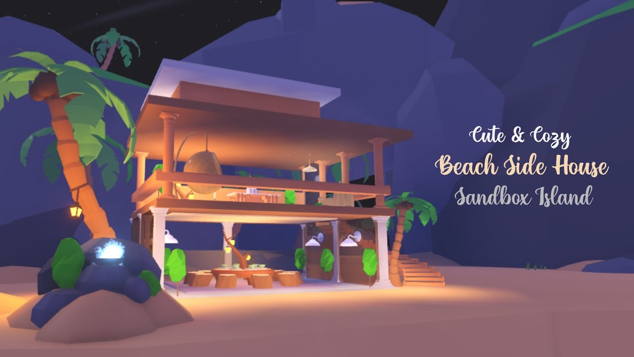 Cozy & Beautiful Beach Side House (Speedbuild+Tour) Sandbox Island ...
