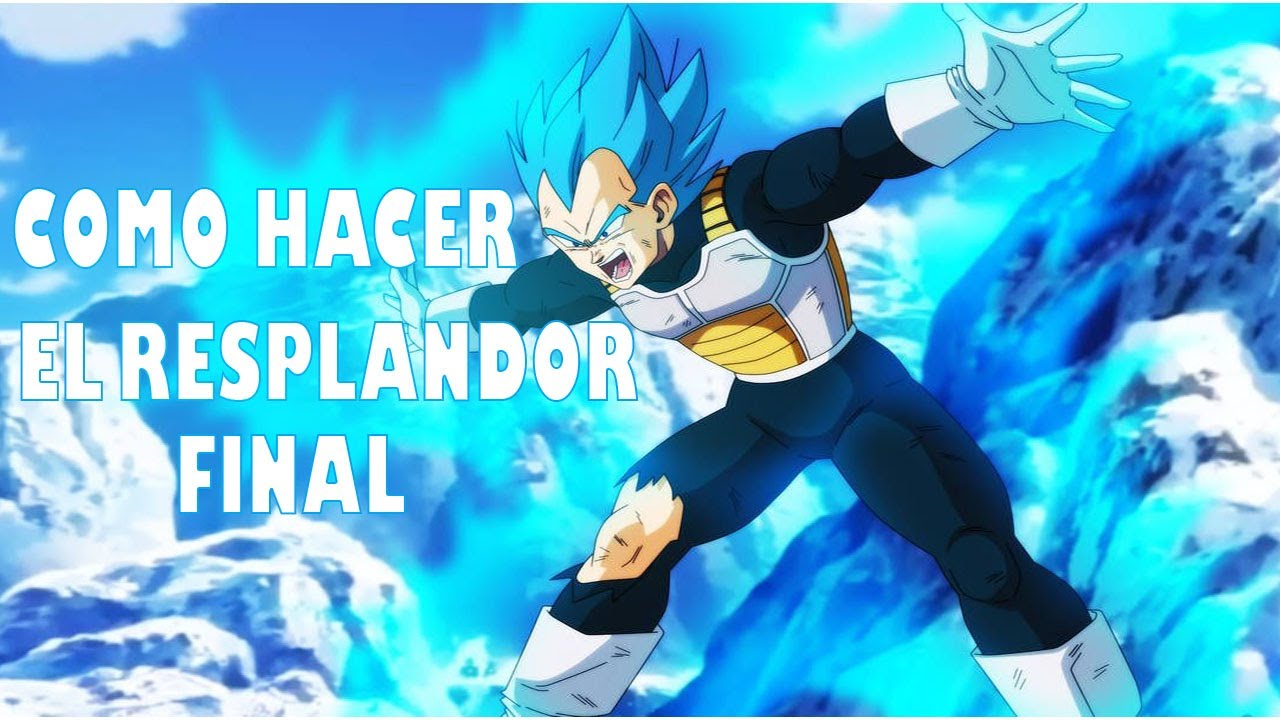 Como Hacer el Resplandor Final de Forma Real (No Fake) I Vegeta - YouTube