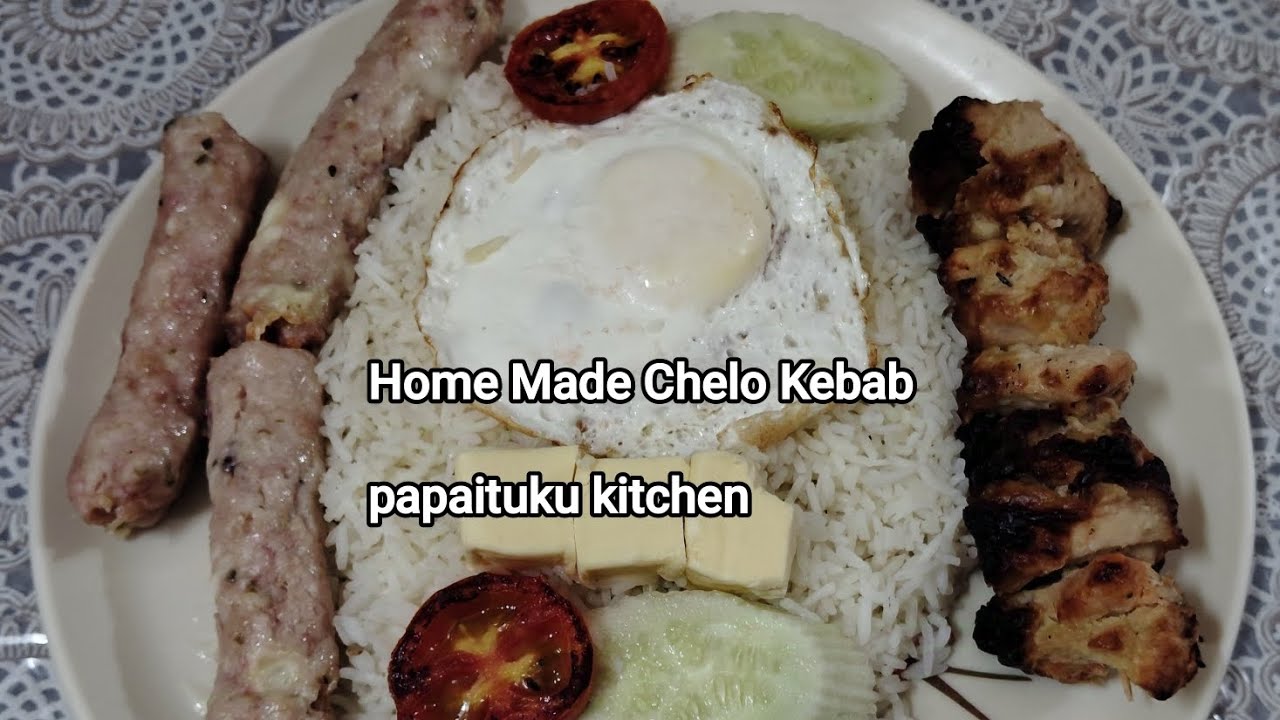 Chelo Kebab | Chelo kebab recipe | @papaituku1990 - YouTube