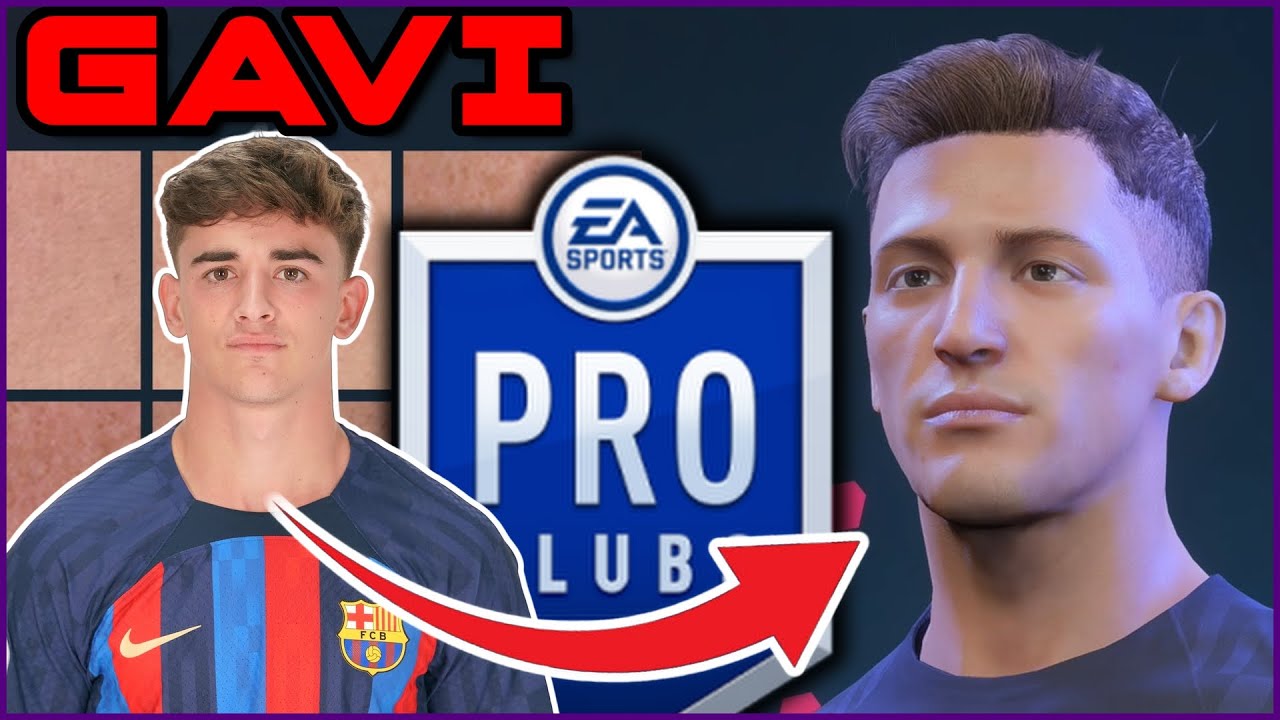 FIFA 23 Gavi Pro Clubs Look alike - YouTube