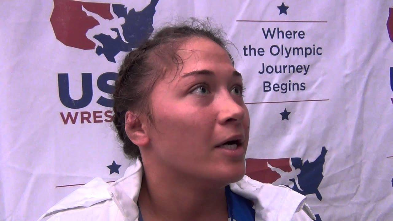 Alli Ragan after WTT Challenge semis win at 58 kg - YouTube