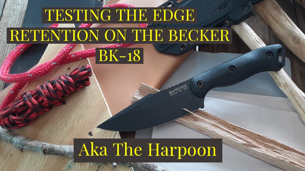 TESTING THE EDGE RETENTION ON THE BECKER BK-18 - YouTube