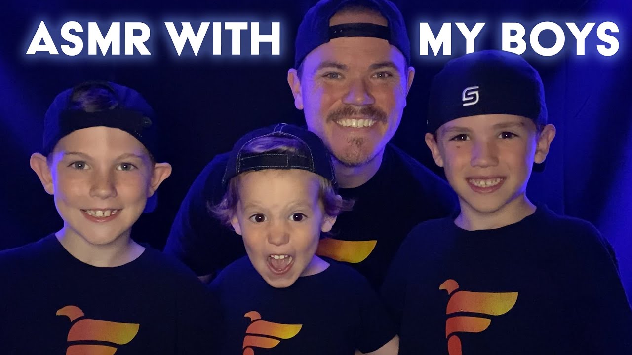 ASMR WiTH MY BOYS // These Kids are Naturals! - YouTube