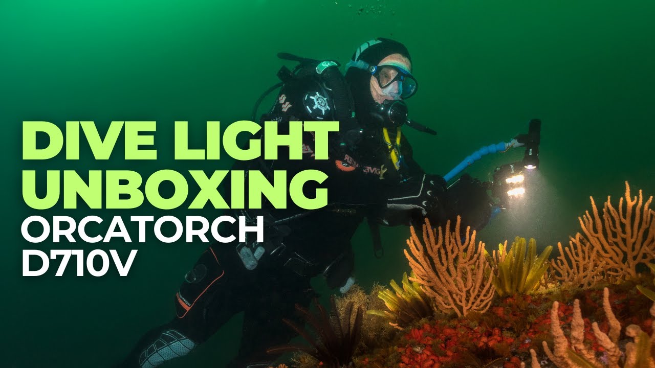 Unboxing the OrcaTorch D710 Dive Light - YouTube