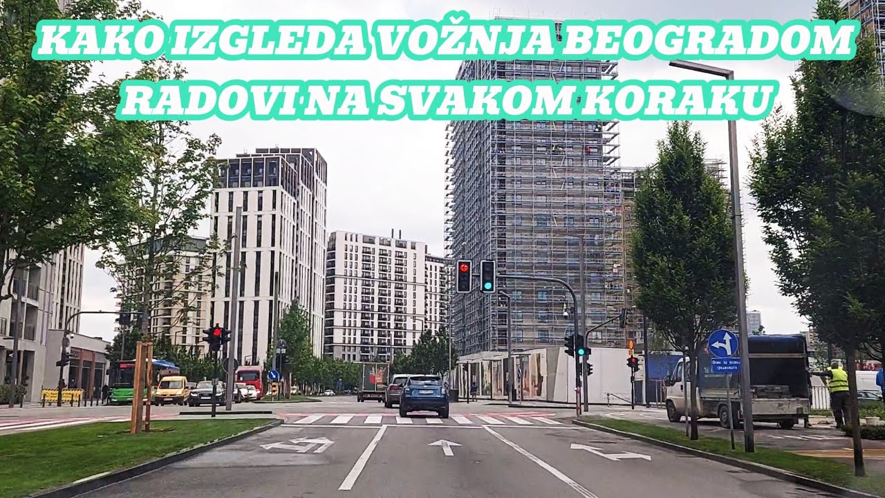 Ulice Beograda radovi na sve strane - YouTube