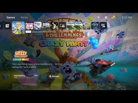 Grizzy & the Lemmings: Crazy Party PS5 Gameplay! 4-Player!
