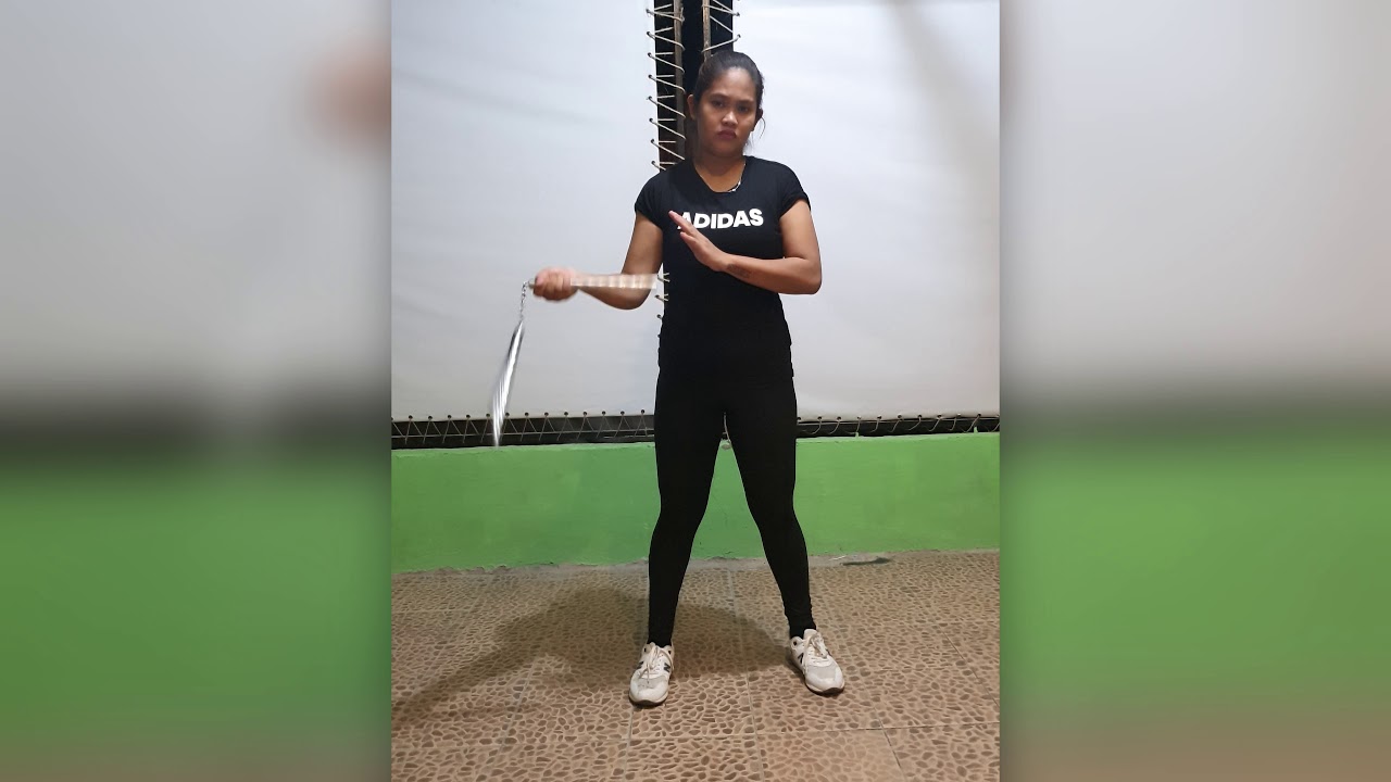Learn Nunchaku Online ( 11 ) spinning - YouTube