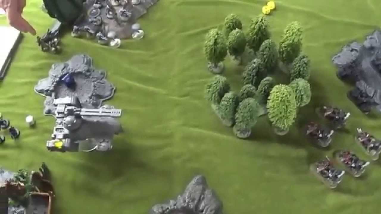 Battlereport 10 40k [7th Edition] Tau vs Dark Angels 1.500 Punkte ...