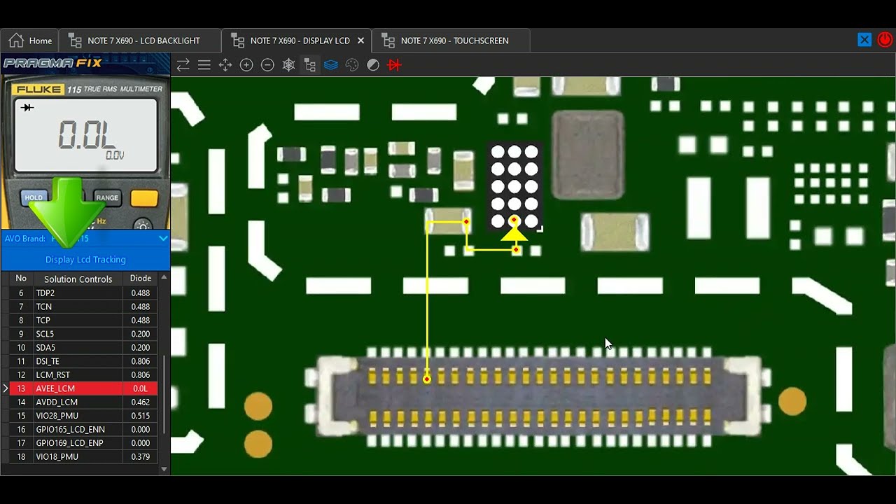 INFINIX NOTE 7 X690 : LCD LIGHT WAYS (BACKLIGHT), DISPLAY LCD WAYS ...