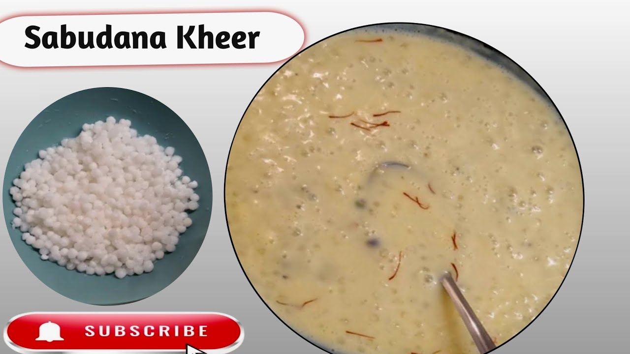 Easy sabudana kheer in 10 mins | Sabakki Payasam #kheer #recipe - YouTube