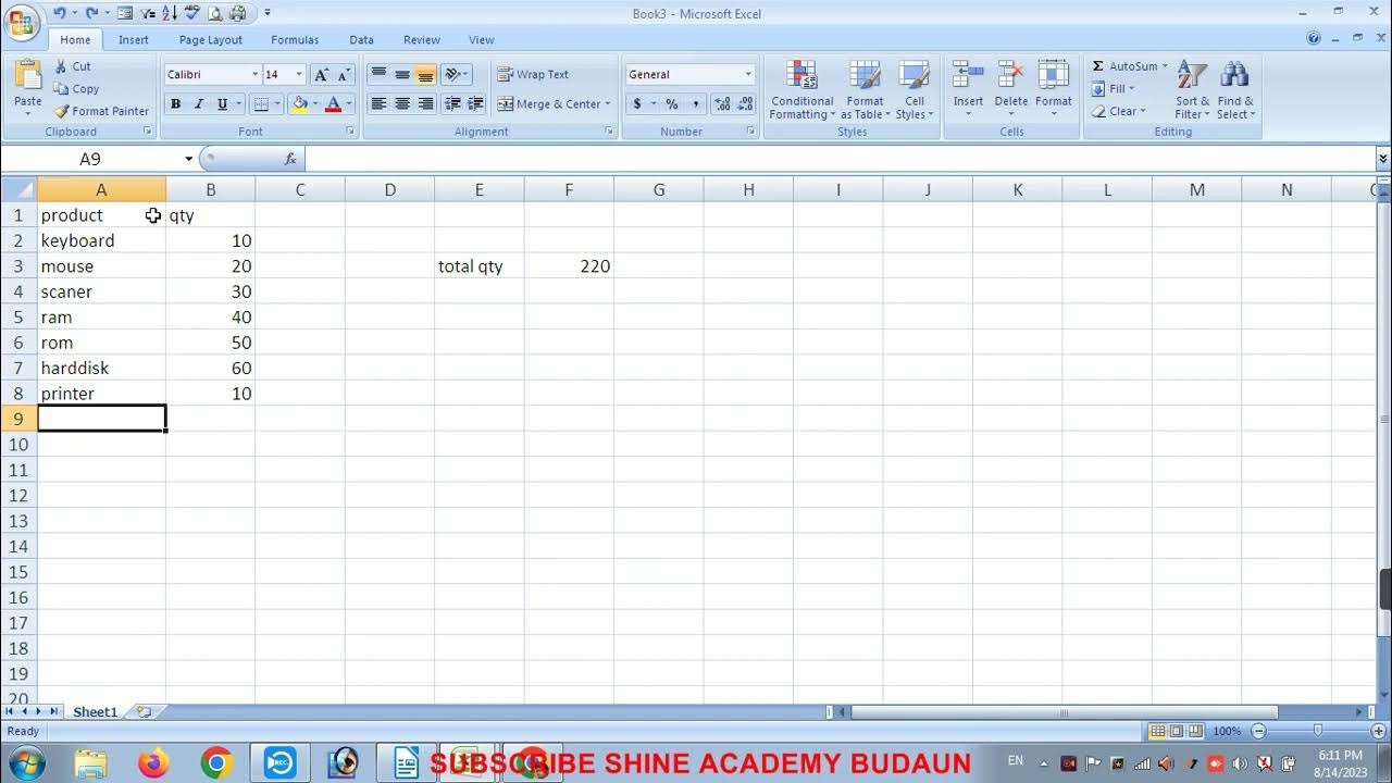 dynamic formula in excel - YouTube