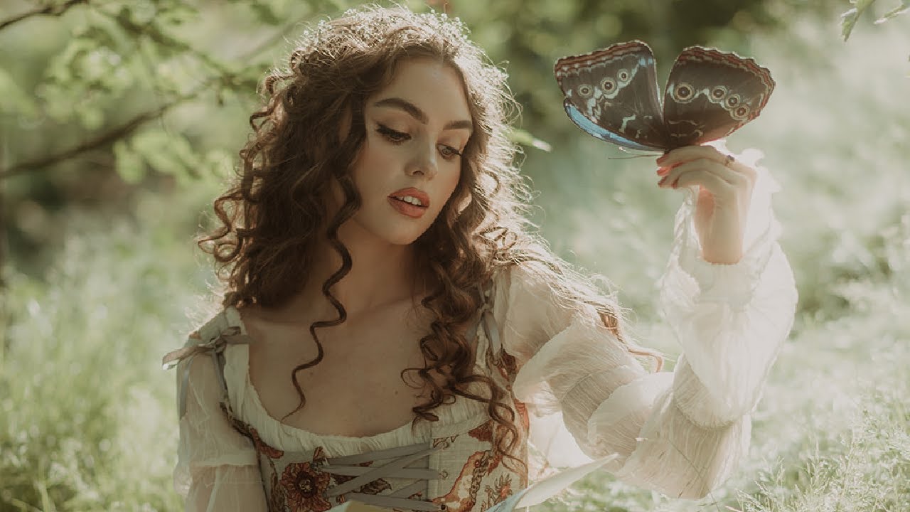 cottagecore / fairycore makeup & hair tutorial🍃🦋🕊 jackie wyers - YouTube