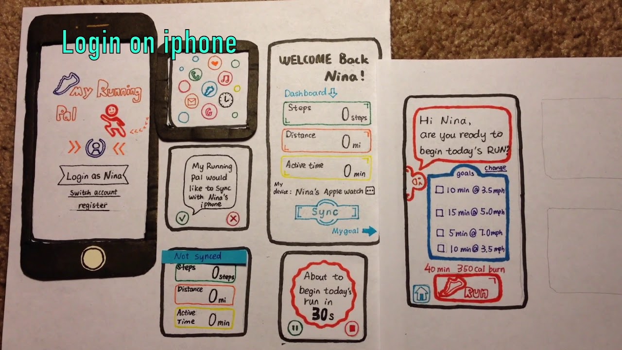 Paper prototype - YouTube