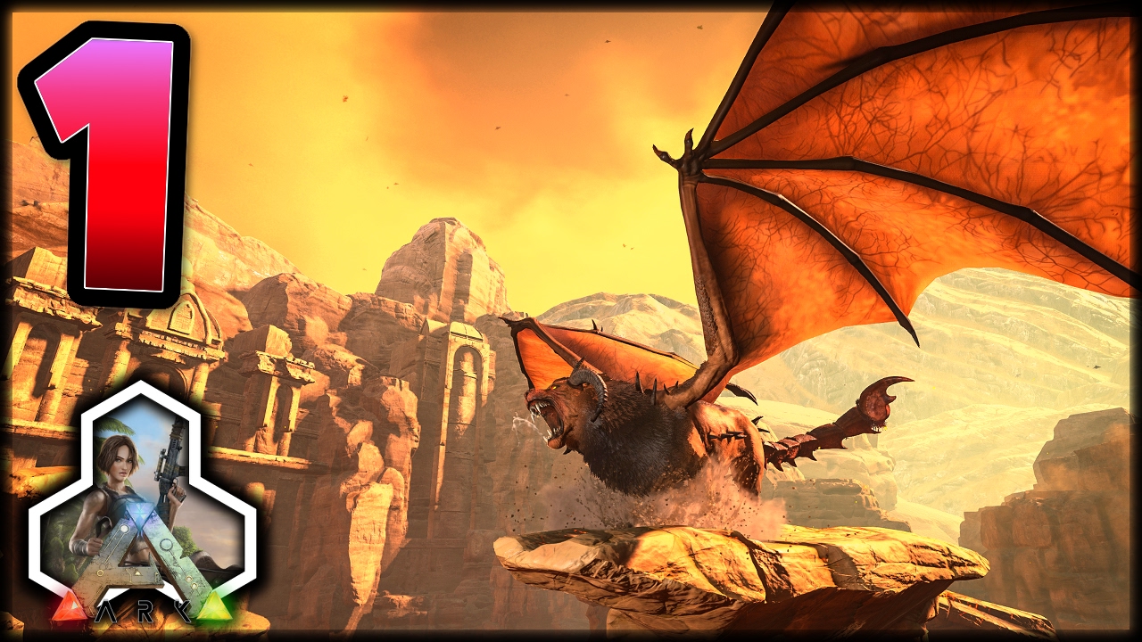 Ark: Survival Evolved Scorched Earth Episode 1 PURE HEAT - Dragons ...