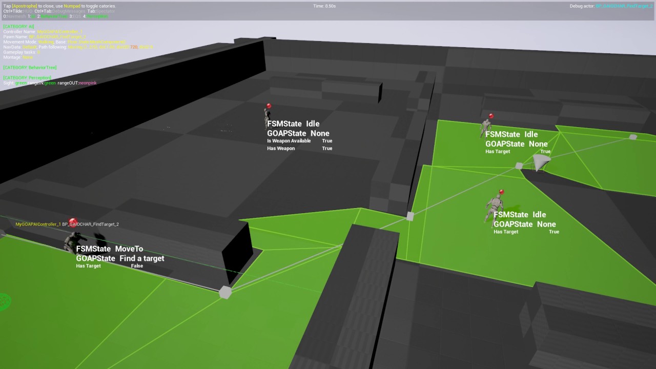 GOAPer - Goal Oriented Action Planning plugin for UE4 - YouTube