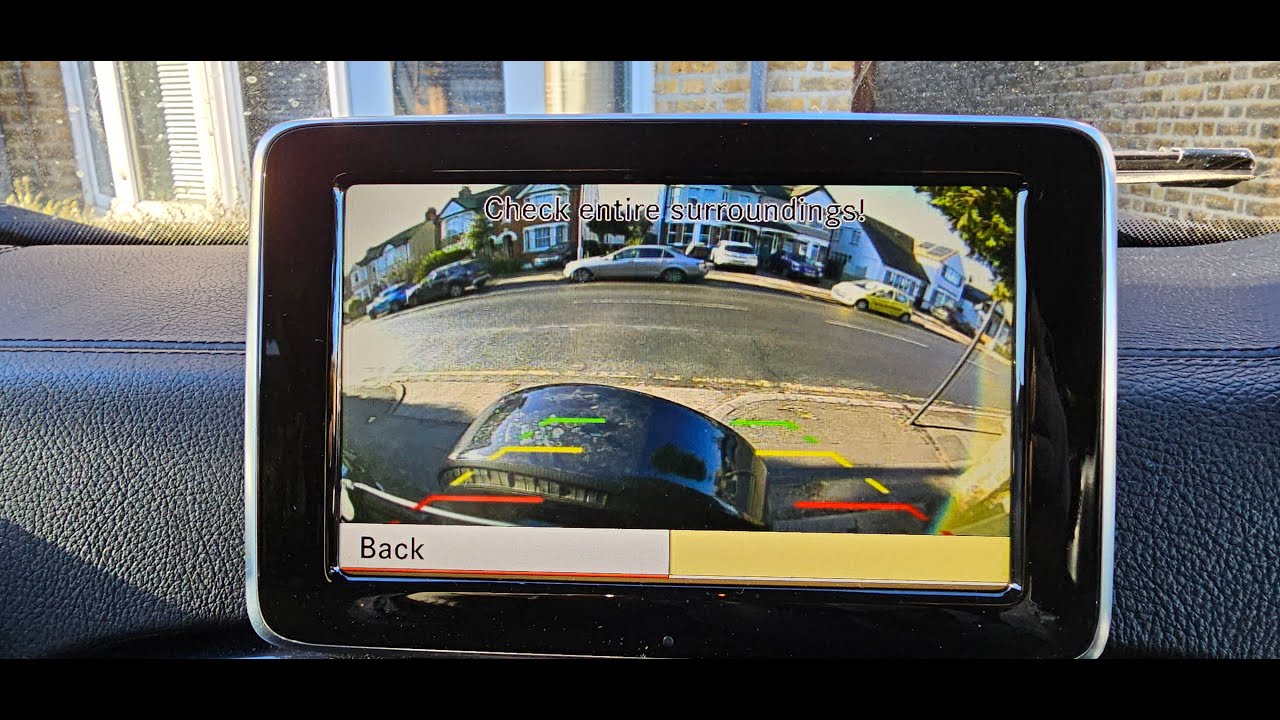 Mercedes G Class 2012 W463 Reverse Camera Retrofit - YouTube