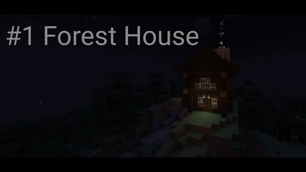 Minecraft:How To Build A FOREST HOUSE - YouTube
