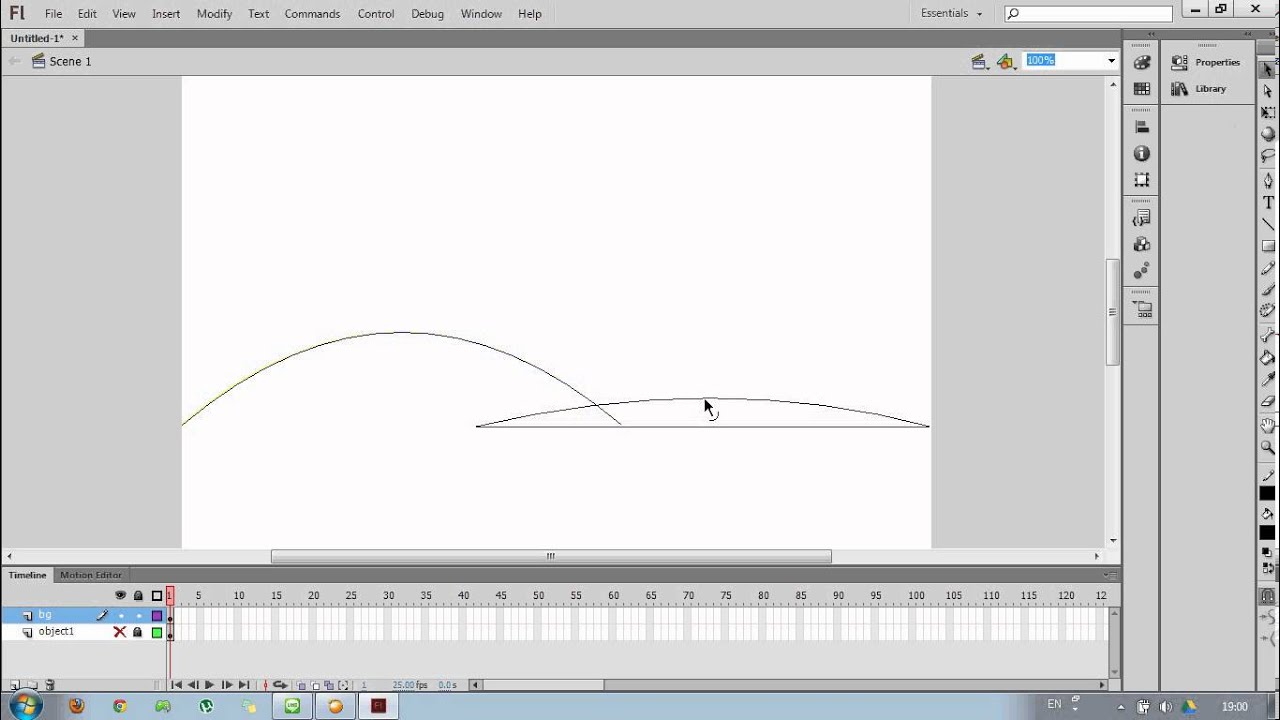 การทำ Motion flash CS6 - YouTube