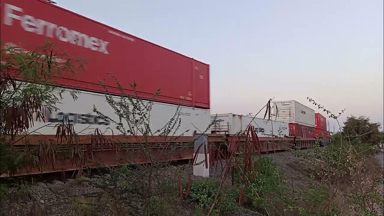 Intermodal México Mexicali FXE 4687 Rumbo Norte - YouTube
