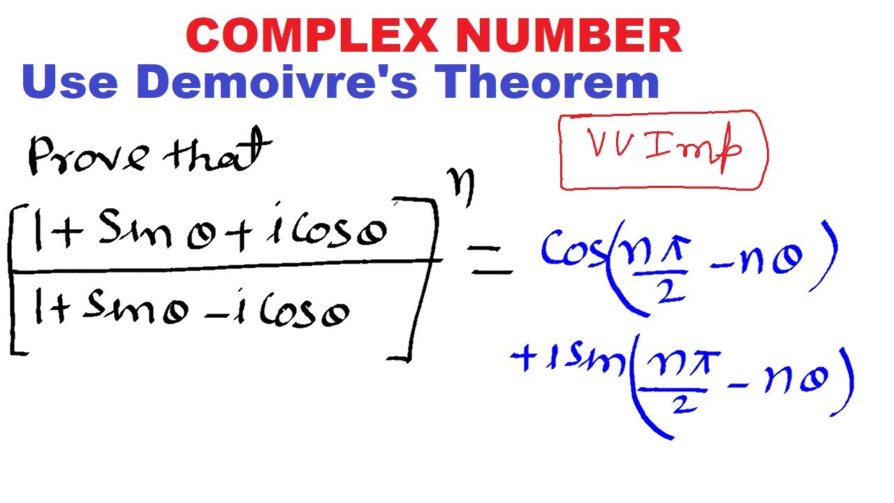 #09 COMPLEX NUMBER | USE DEMOIVRE'S THEOREM SOLVE PROBLEM | Hard ...