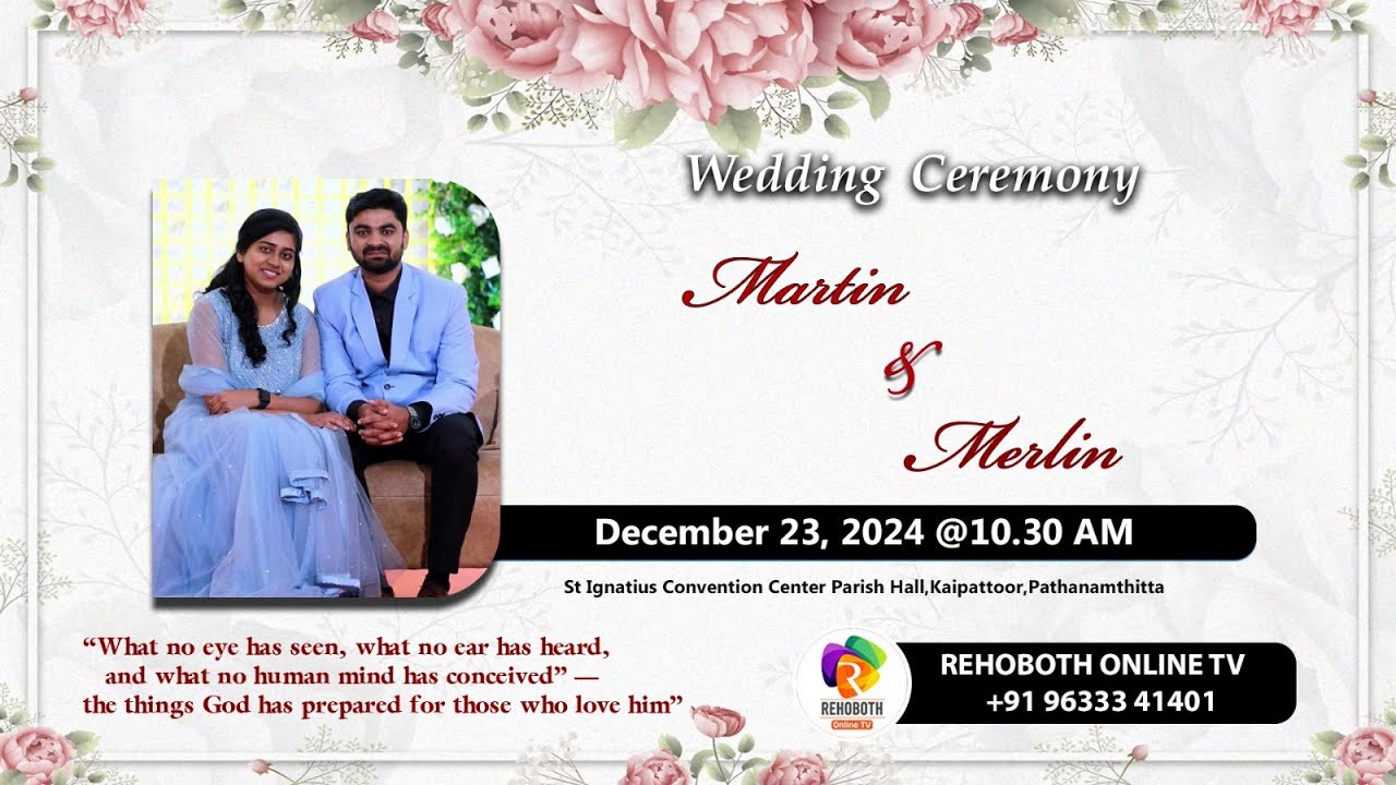 MERLIN & MARTIN | WEDDING CEREMONY | 23rd DECEMBER 2024 | # ...