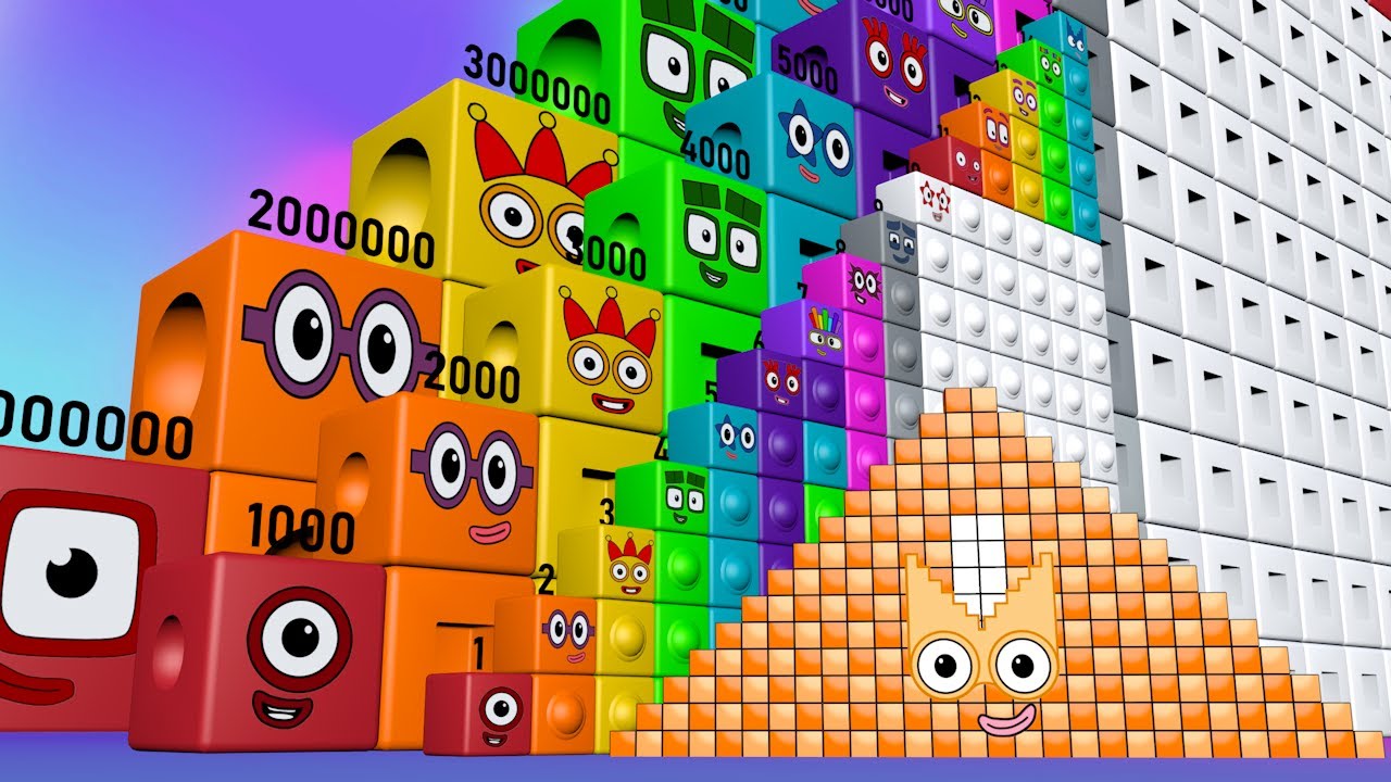 Numberblocks Step Squad Puzzle 210 210,000 25,000,000 MILLION BIGGEST ...