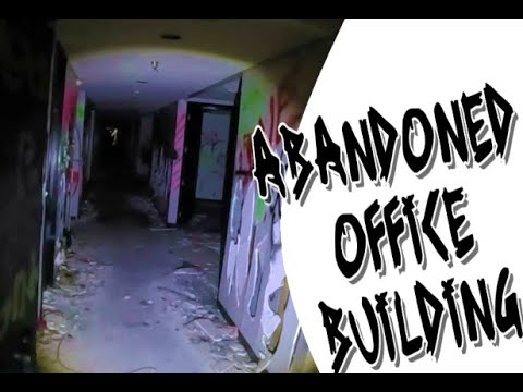 exploring creepy abandoned office building - YouTube
