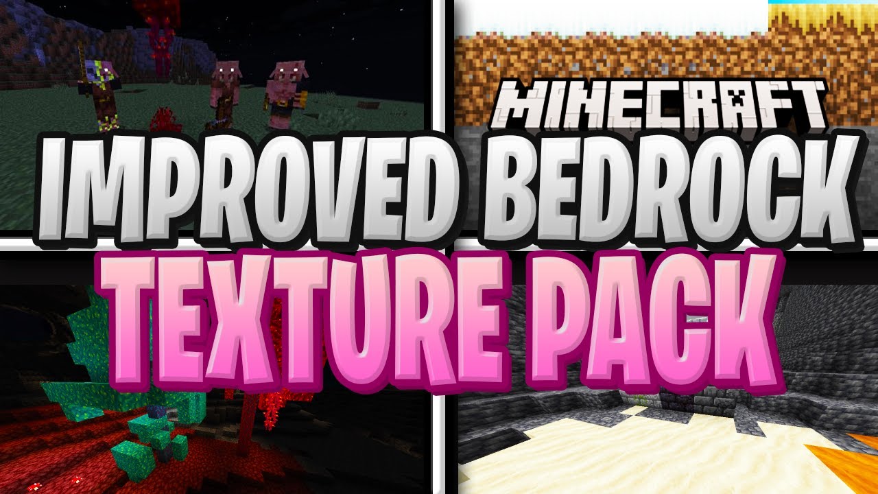 IMPROVED BEDROCK TEXTURE PACK * PACK DE TEXTURAS IMPROVED BEDROCK ...