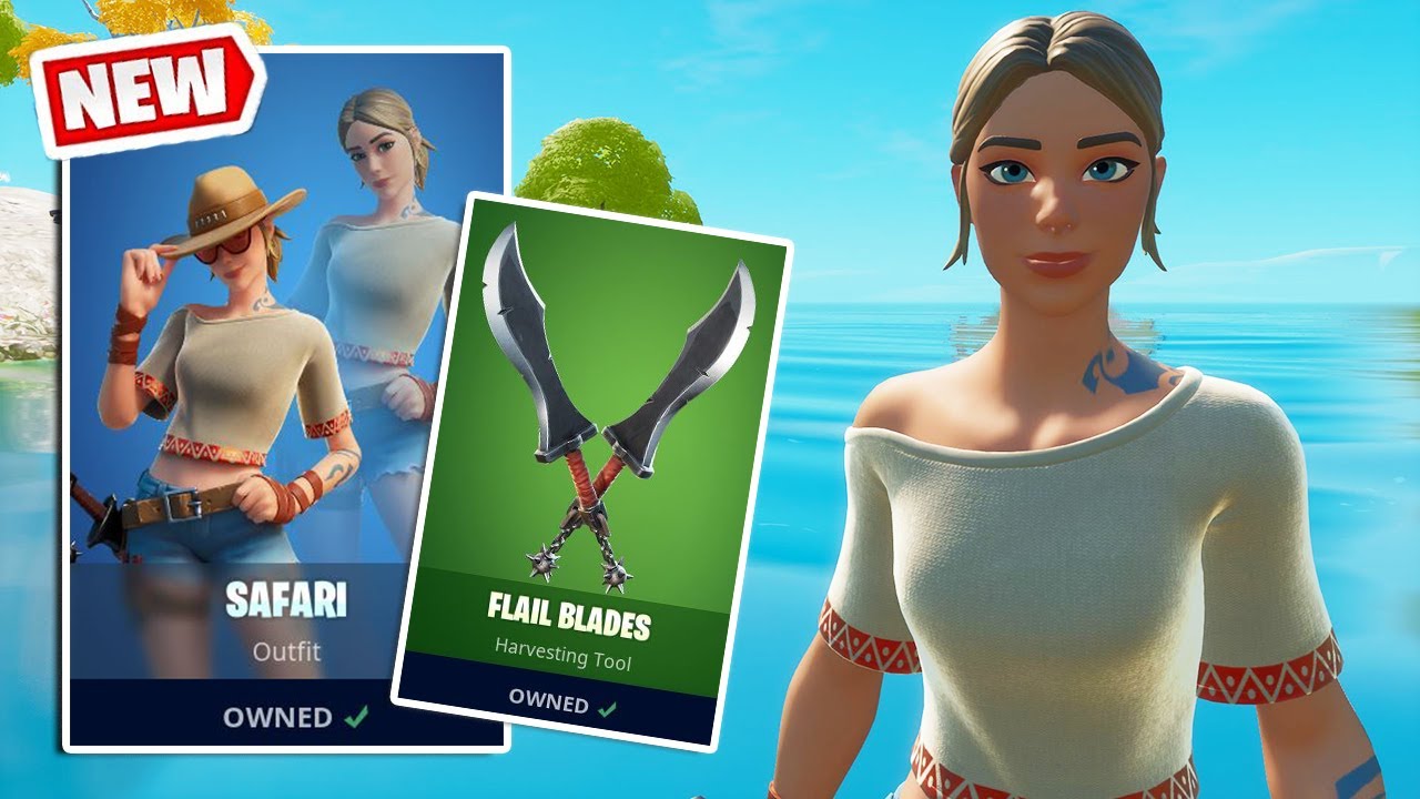 New Safari Skin Gameplay in Fortnite! - YouTube