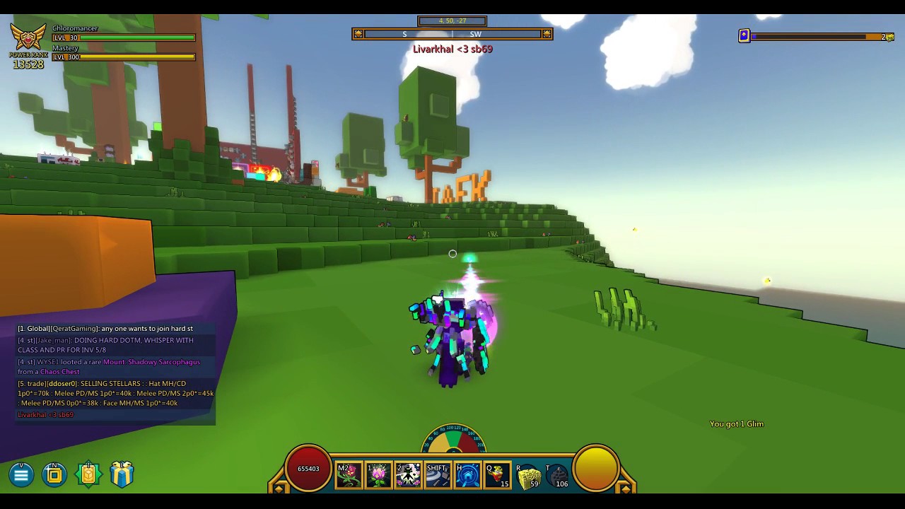 Trove Chloromancer Costume Dub-O-mancer - YouTube