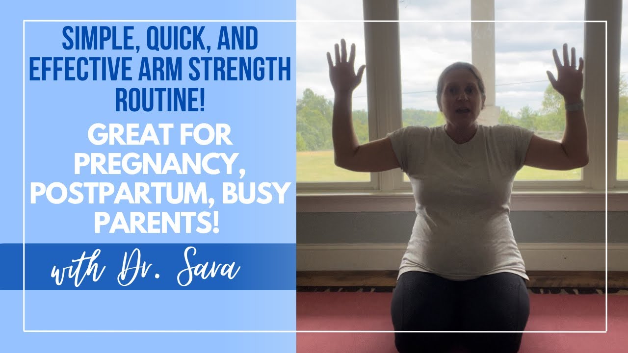 Simple, Quick & Effective Arm Strength Routine: Great for Pregnancy ...