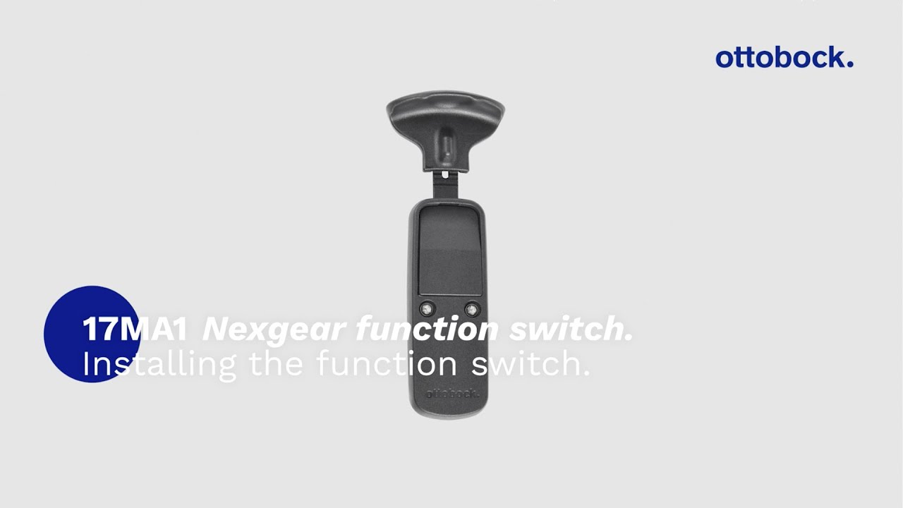 17MA1 Nexgear function switch. Installing the function switch ...