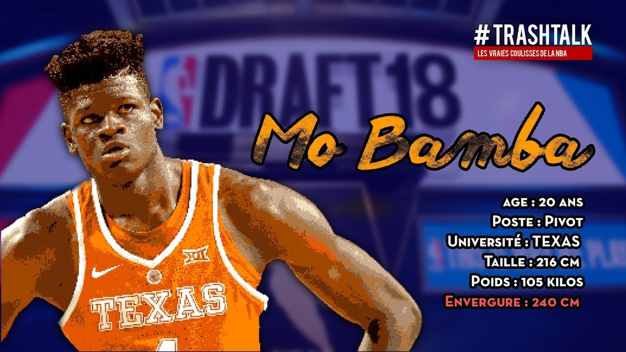 NBA Draft 2018 : mais qui est Mo Bamba ? - YouTube
