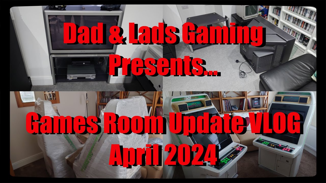 Games Room Update Vlog April 2024 - Dad & Lads Gaming - YouTube