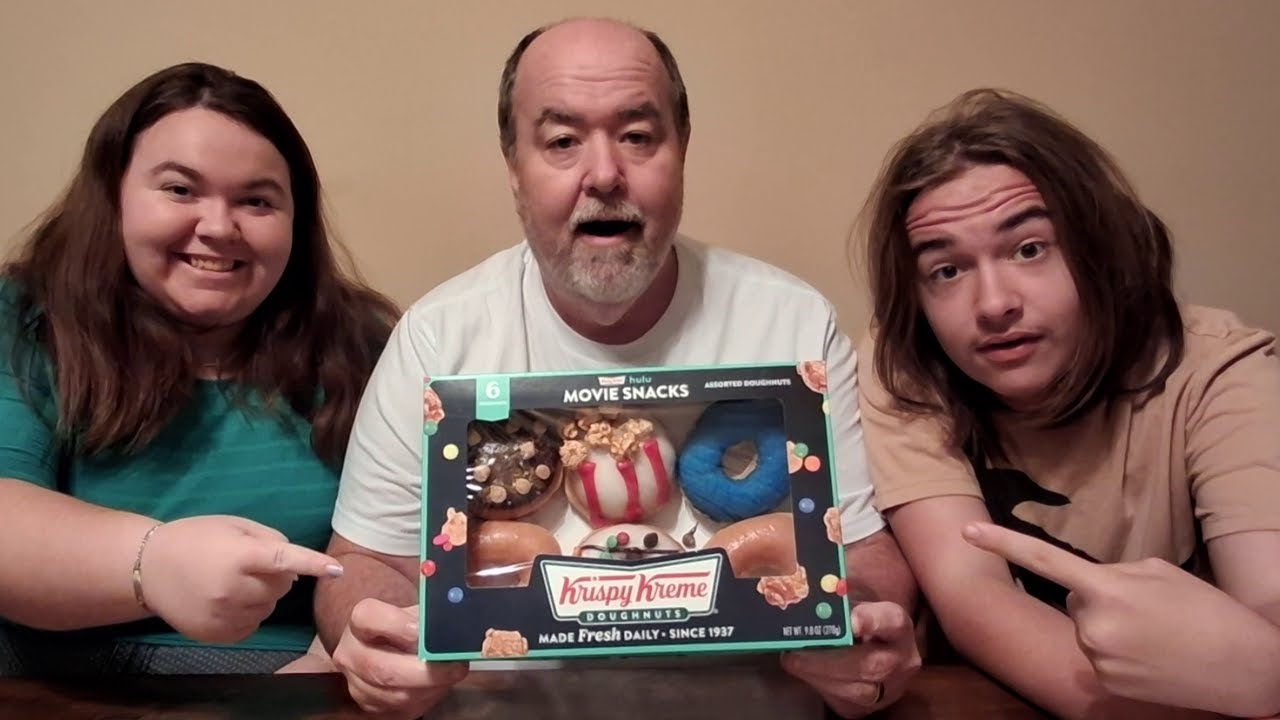 Krispy Kreme & Hulu Movie Snack Doughnuts - YouTube