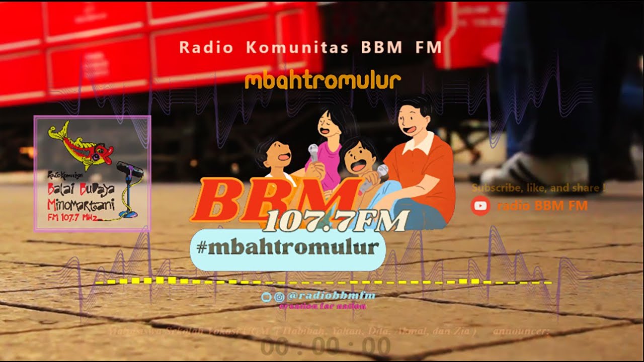 Mbahtromulur || Siaran Audio radio BBM FM dan mahasiswa Sekolah Vokasi ...