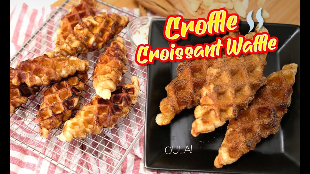 Cara buat croffle di rumah | resep mudah croffle - YouTube