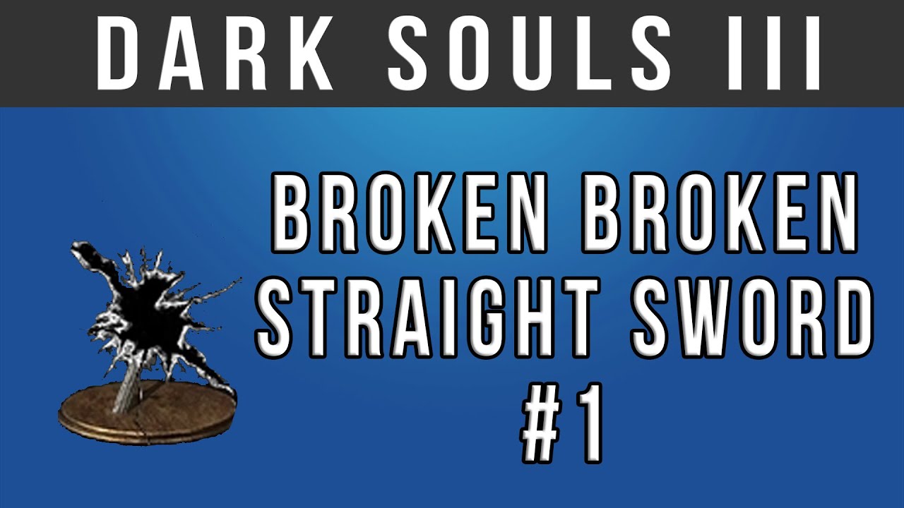 A legrosszabb fegyver, de az is eltörve | Broken broken straight sword ...